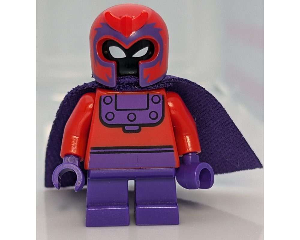 LEGO Set fig-005358 Magneto with Short Legs | Rebrickable - Build with LEGO