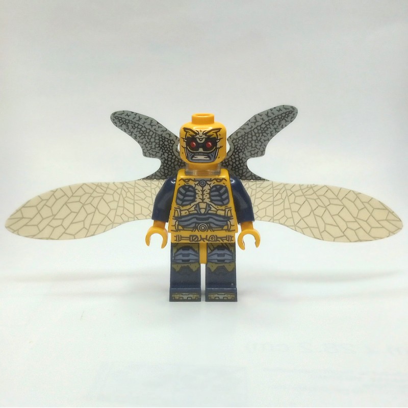 LEGO Set fig-005382 Parademon with Bright Light Orange Armor and Open Wings (DCEU) (2017 Super ...