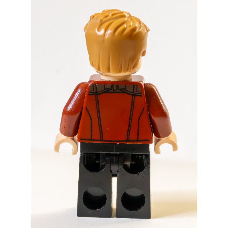LEGO Set fig-005429 Star-Lord (Peter Quill) in Dark Red Jacket ...