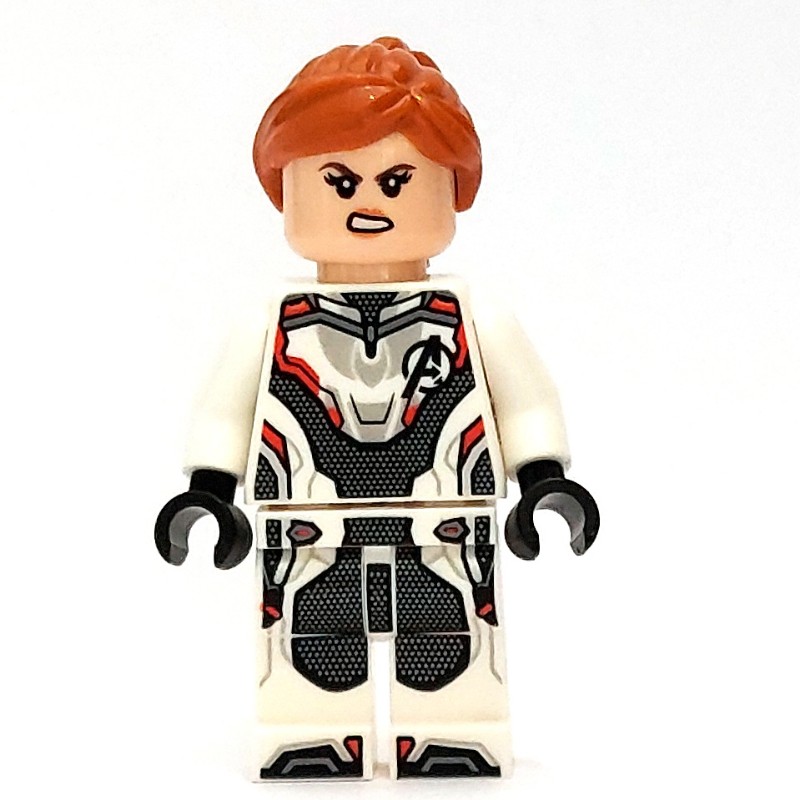 LEGO Set fig-005588 Black Widow, White Advanced Tech (Quantum) Suit ...