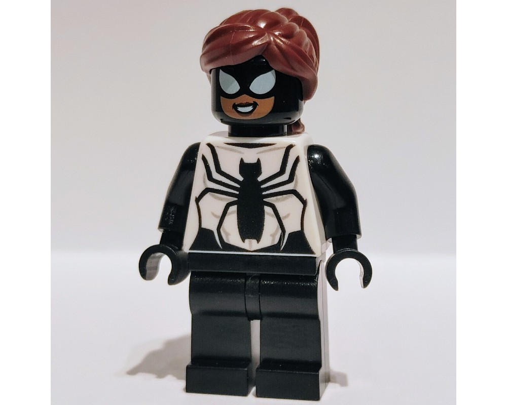 LEGO Set fig-005599 Spider-Girl in Black and White Outfit | Rebrickable ...