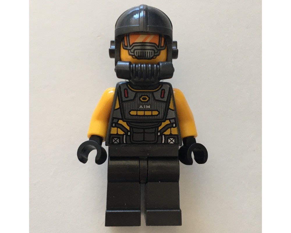 LEGO Set fig-005607 AIM Agent with Neck Bracket | Rebrickable - Build ...