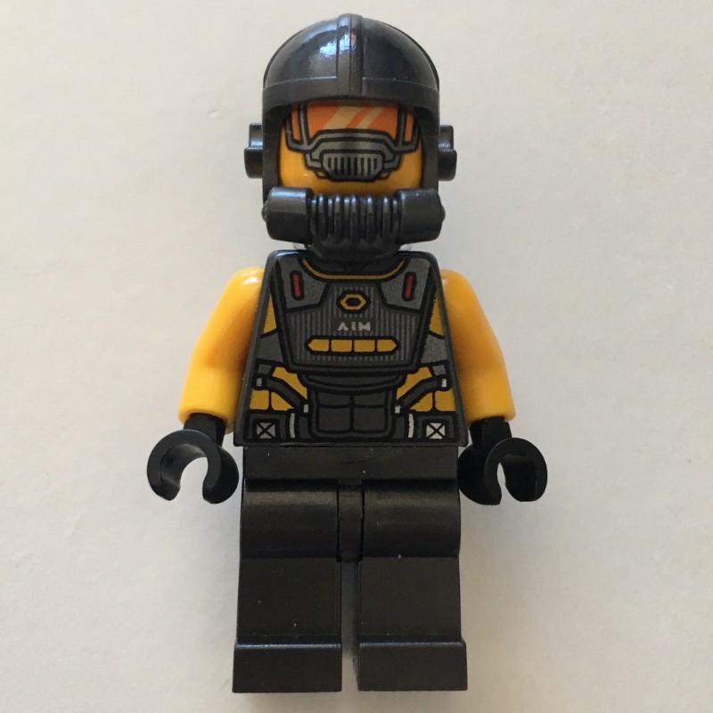 LEGO Set fig-005607 AIM Agent with Neck Bracket (2020 Super Heroes ...