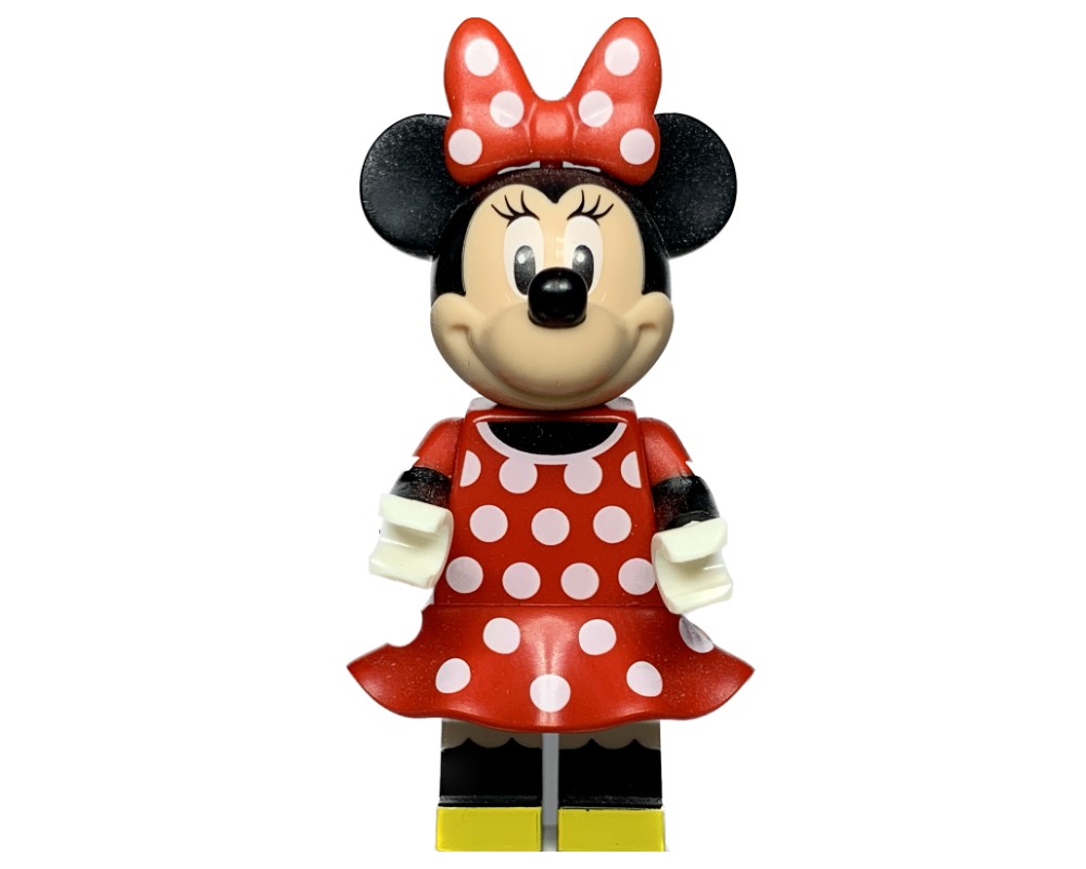 LEGO Set fig-005754 Minnie Mouse with Red with White Spots Dress and ...