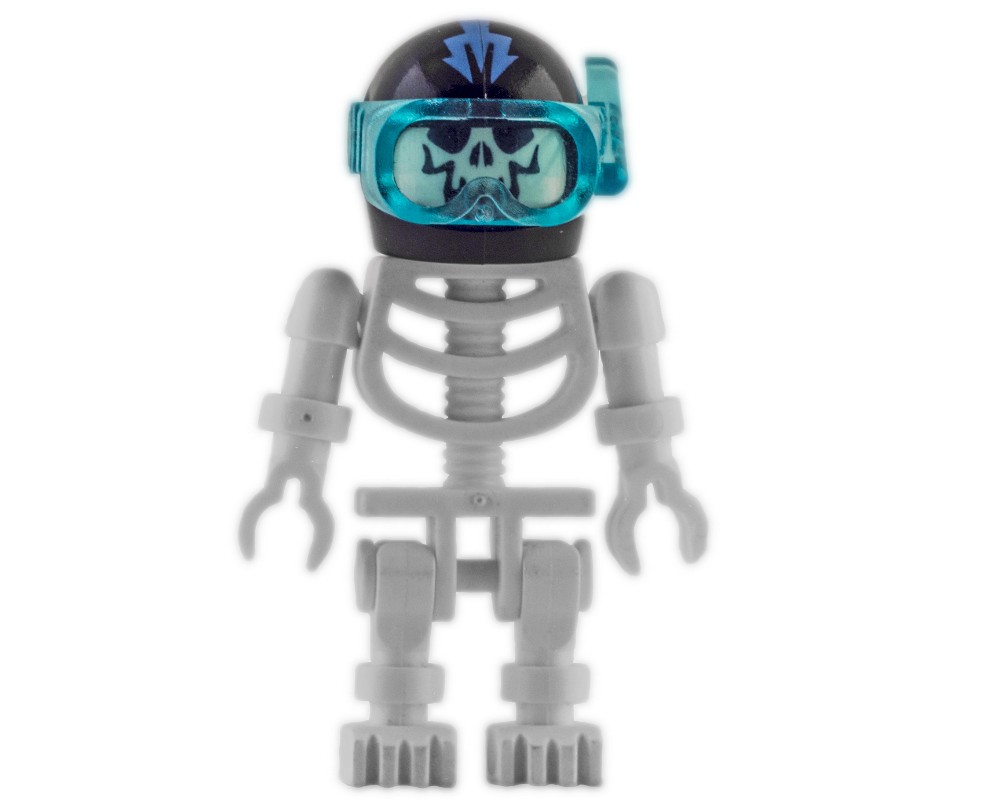 LEGO Set fig-005760 Skeleton, Evil Face, Aquaraiders Helmet ...