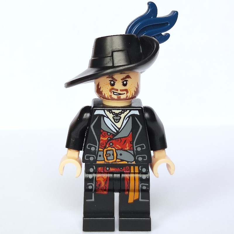 LEGO Set fig-005793 Hector Barbossa with Plume - 3626b Head ...