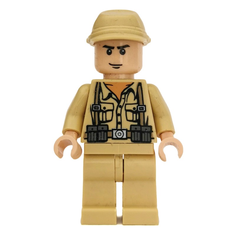 LEGO Set fig-005842 German Soldier with Smirk (2008 Indiana Jones ...