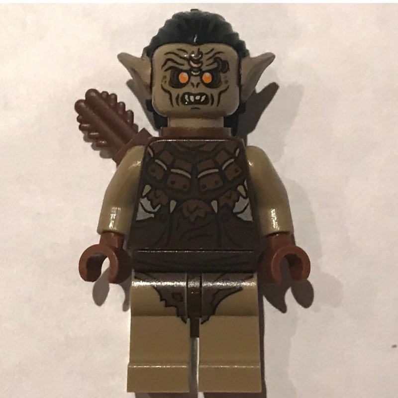 LEGO Set fig-005895 Hunter Orc - Archer (3626c Head) (2012 The Hobbit ...