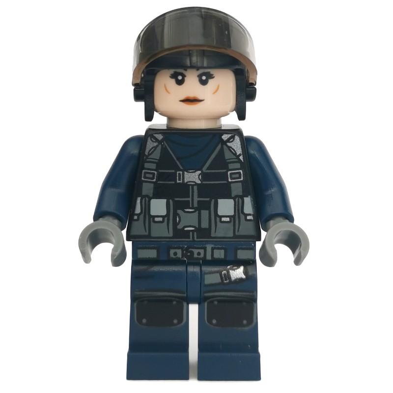 LEGO Set fig-005973 Tracker in Helmet with Visor, Female | Rebrickable ...