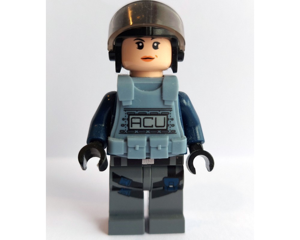 LEGO Set fig-005986 ACU Trooper with Sand Blue Armor, Female ...
