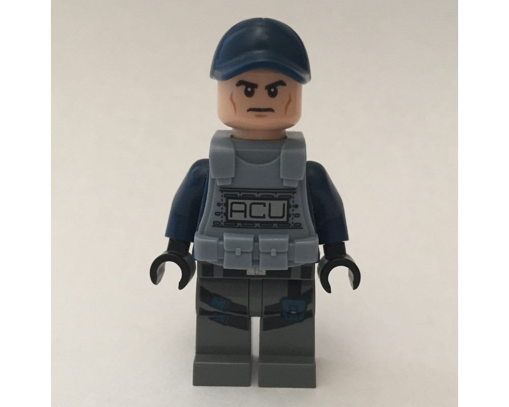 LEGO Set fig-005989 ACU Trooper with Sand Blue Armor and Dark Blue Cap ...