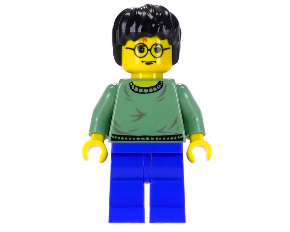 LEGO Set fig-006070 Harry Potter, Yellow Skin, Sand Green Sweater ...