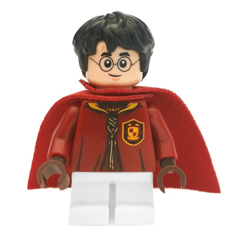LEGO Set fig-006225 Harry Potter, Dark Red and White Quidditch Uniform ...