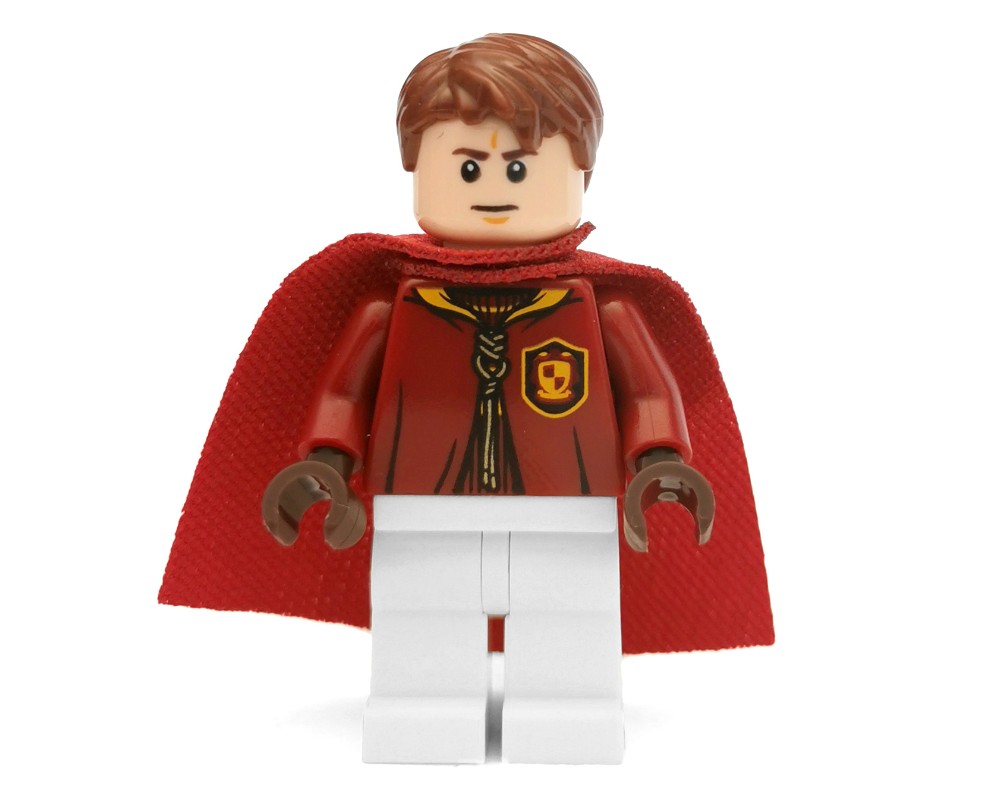 LEGO Set fig-006228 Oliver Wood, Dark Red and White Gryffindor ...