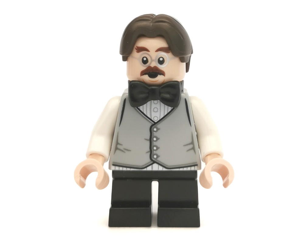 LEGO Set fig-006229 Professor Filius Flitwick, Light Bluish Gray Vest ...