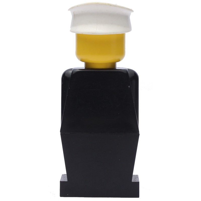LEGO Set fig-006380 LEGOLAND Black with White Hat (1975 Legoland ...
