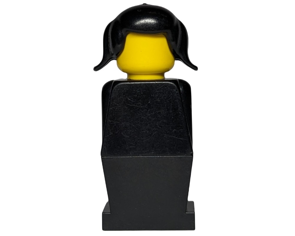 LEGO Set fig-006386 LEGOLAND Female Black | Rebrickable - Build with LEGO