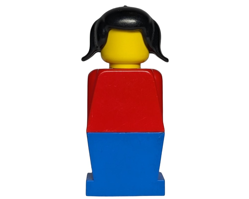 LEGO Set fig-006387 LEGOLAND Female Red Torso, Blue Legs | Rebrickable ...
