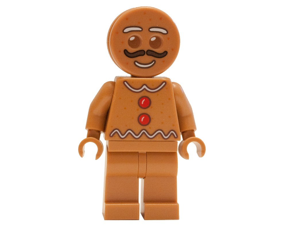 LEGO Set fig-006440 Gingerbread Man with Moustache | Rebrickable ...