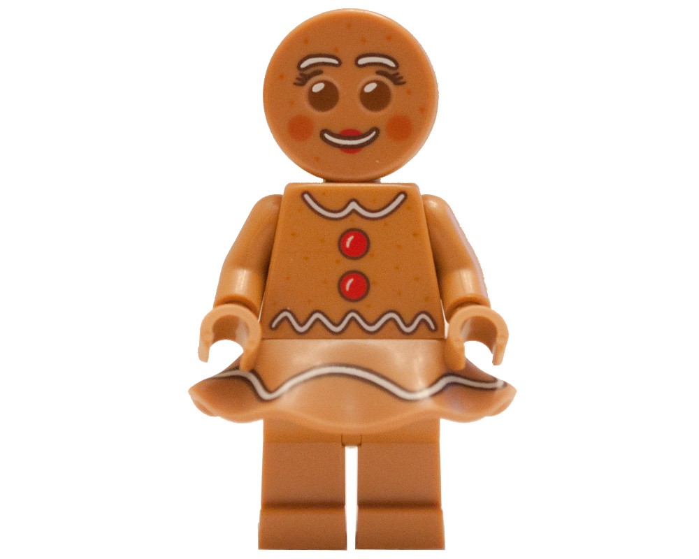 LEGO Set fig-006441 Gingerbread Woman | Rebrickable - Build with LEGO
