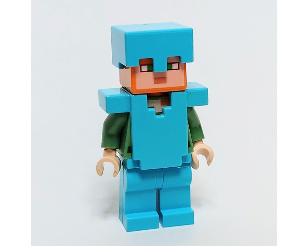 LEGO Set fig-006514 Alex with Medium Azure Helmet and Armor ...