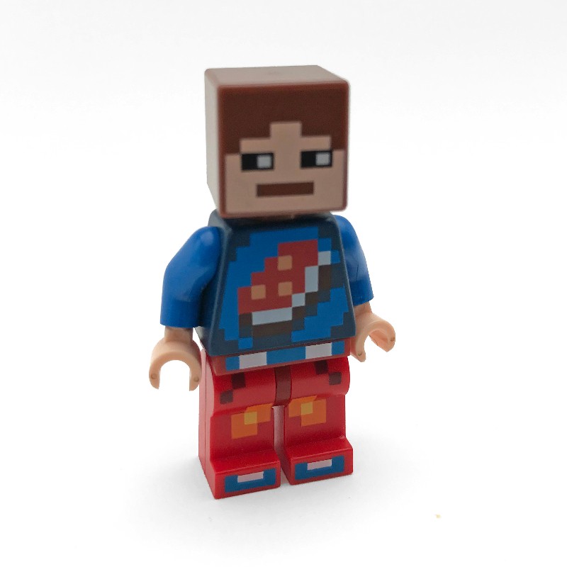 LEGO Set fig-006537 Skin, Blue and Red | Rebrickable - Build with LEGO