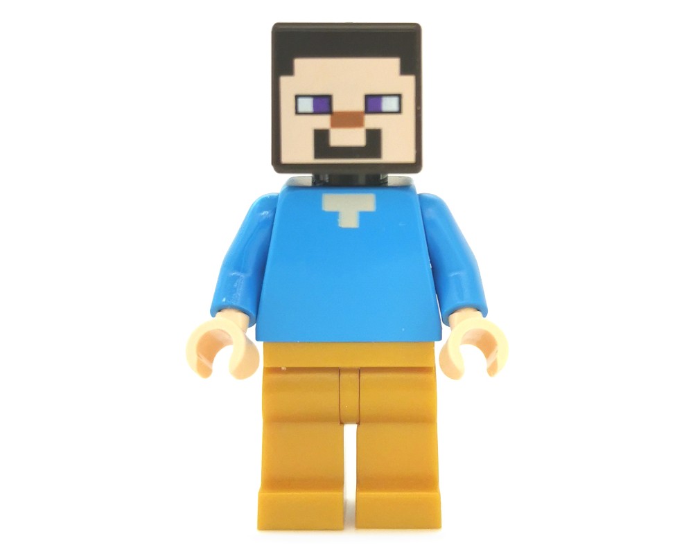 LEGO Set fig-006540 Steve with Pearl Gold Legs | Rebrickable - Build ...