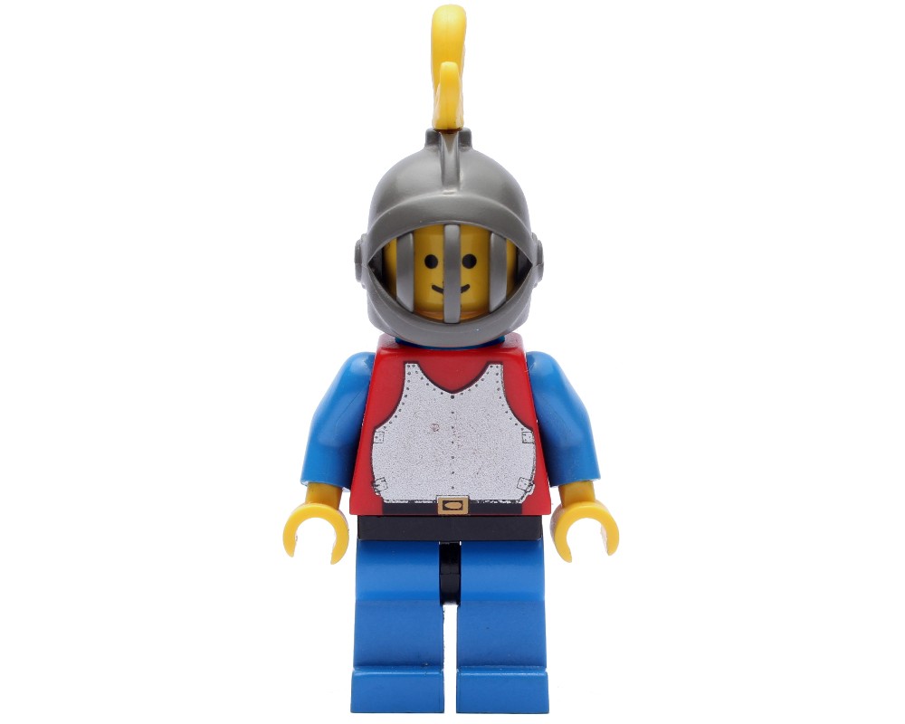 LEGO Set fig-006564 Knight (Breastplate on Red) - Blue Legs, Yellow ...