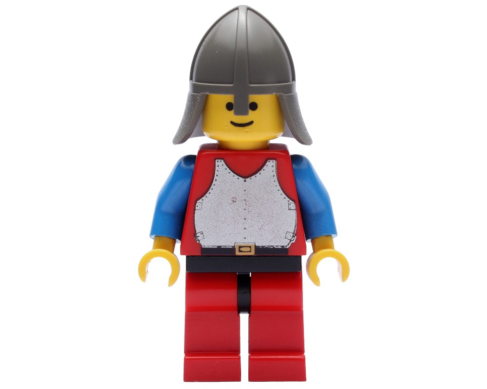 LEGO Set fig-006568 Knight (Breastplate on Red) - Red Legs, Neck ...
