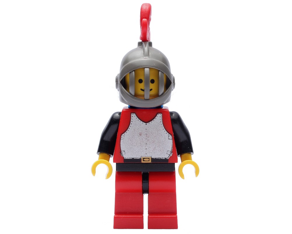 LEGO Set fig-006572 Knight (Breastplate on Red) - Red Legs, Red Plume ...
