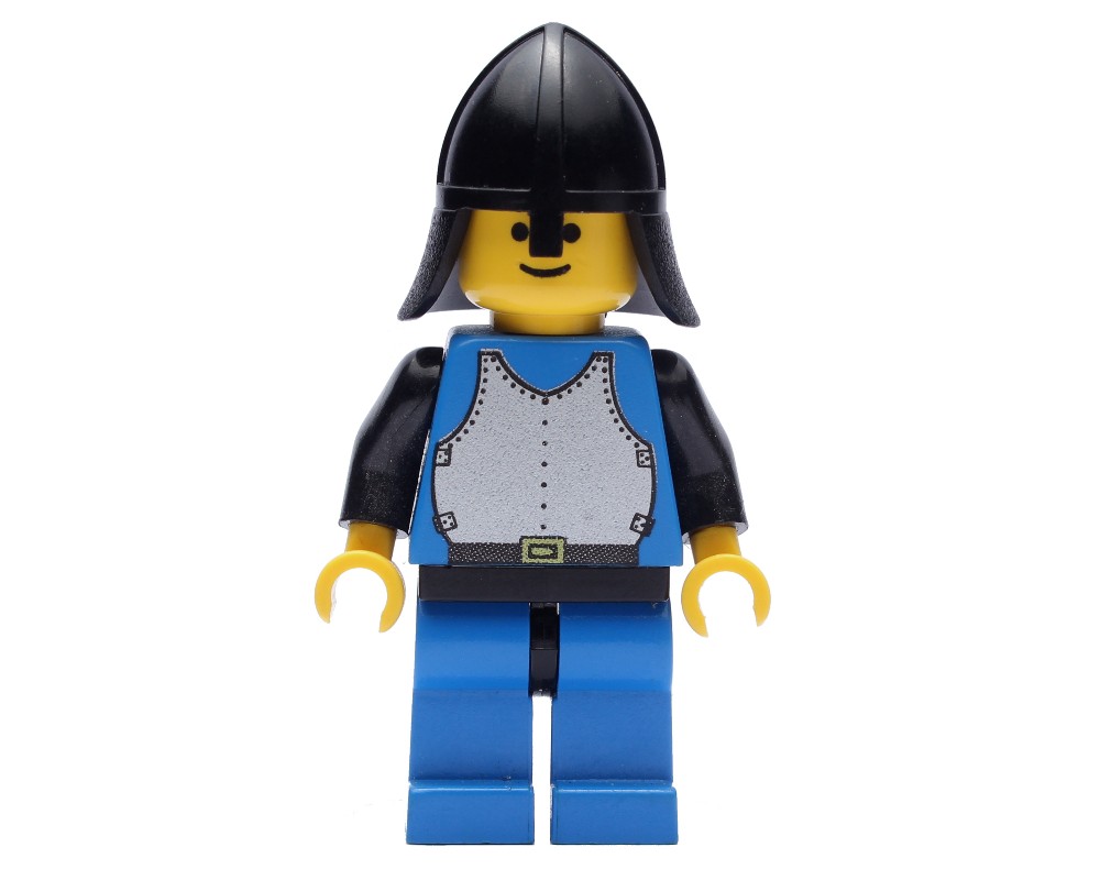 LEGO Set fig-006581 Knight (Breastplate on Blue) - Blue Legs, Neck ...