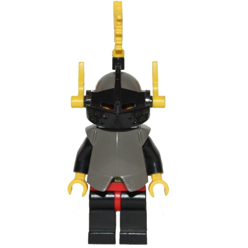 LEGO Set fig-006590 Knight (Breastplate on Black) - Black Legs, Armor ...