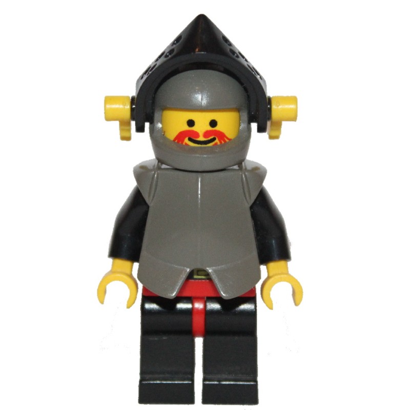 LEGO Set fig-006590 Knight (Breastplate on Black) - Black Legs, Armor ...