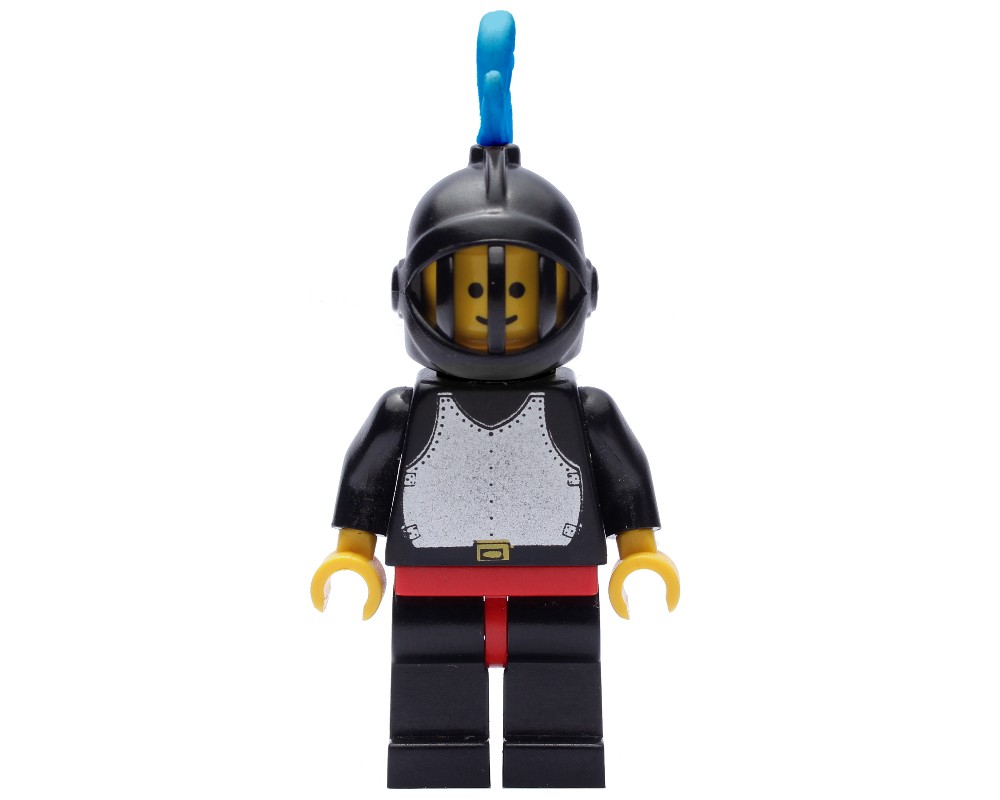 LEGO Set fig-006591 Knight (Breastplate on Black) - Black Legs, Black ...