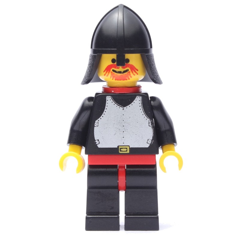 LEGO Set fig-006593 Knight (Breastplate on Black) - Black Legs, Neck ...