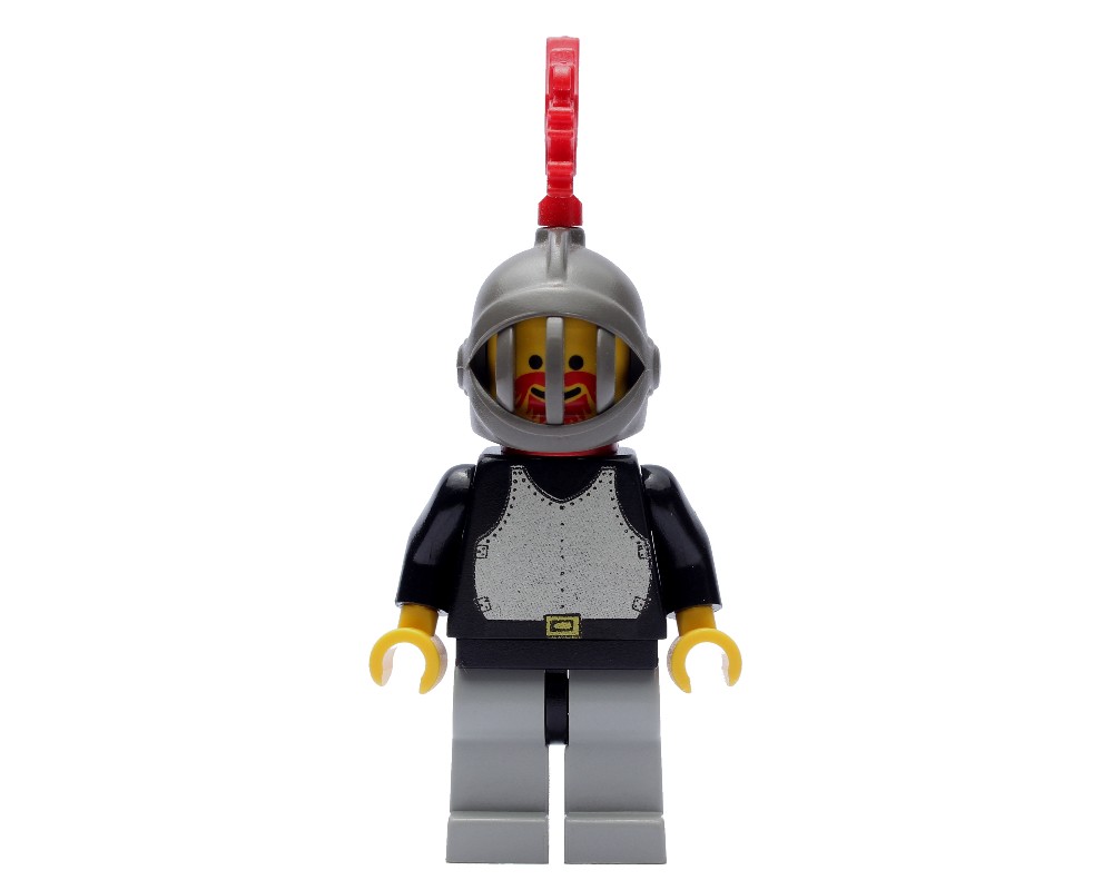 LEGO Set fig-006595 Knight (Breastplate on Black) - Light Gray Legs ...