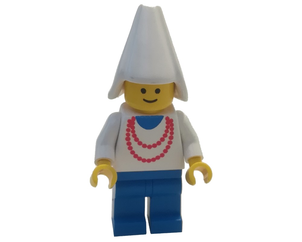 LEGO Set fig-006747 Maiden - Blue Legs, White Cone Hat | Rebrickable ...