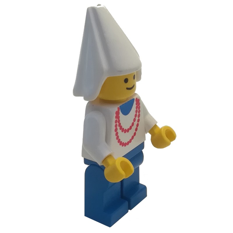 LEGO Set fig-006747 Maiden - Blue Legs, White Cone Hat | Rebrickable ...