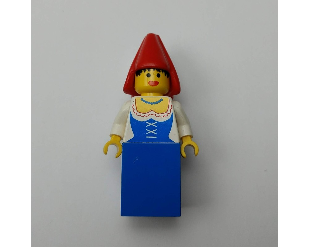 LEGO Set fig-006751 Maiden - Blue Skirt, Red Cone Hat | Rebrickable ...