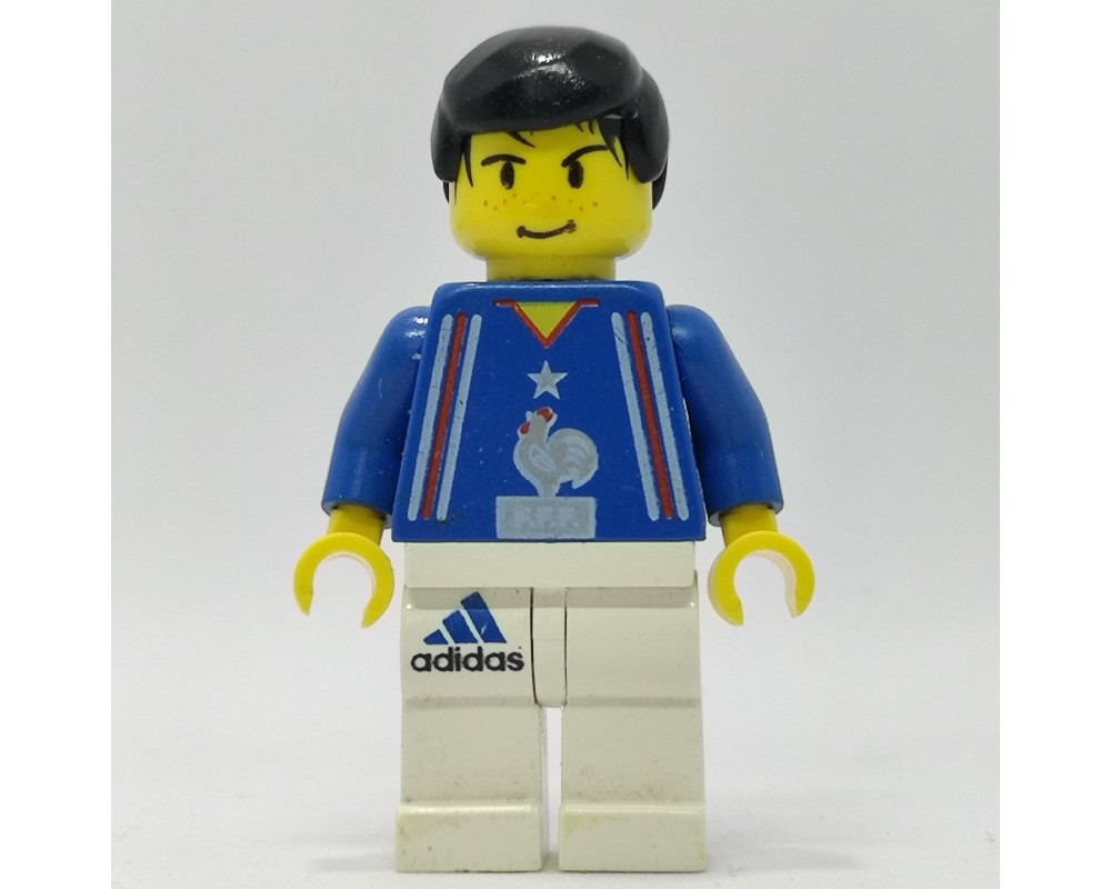 LEGO Set fig-006773 Soccer Player Blue Torso, White Legs 1 ...