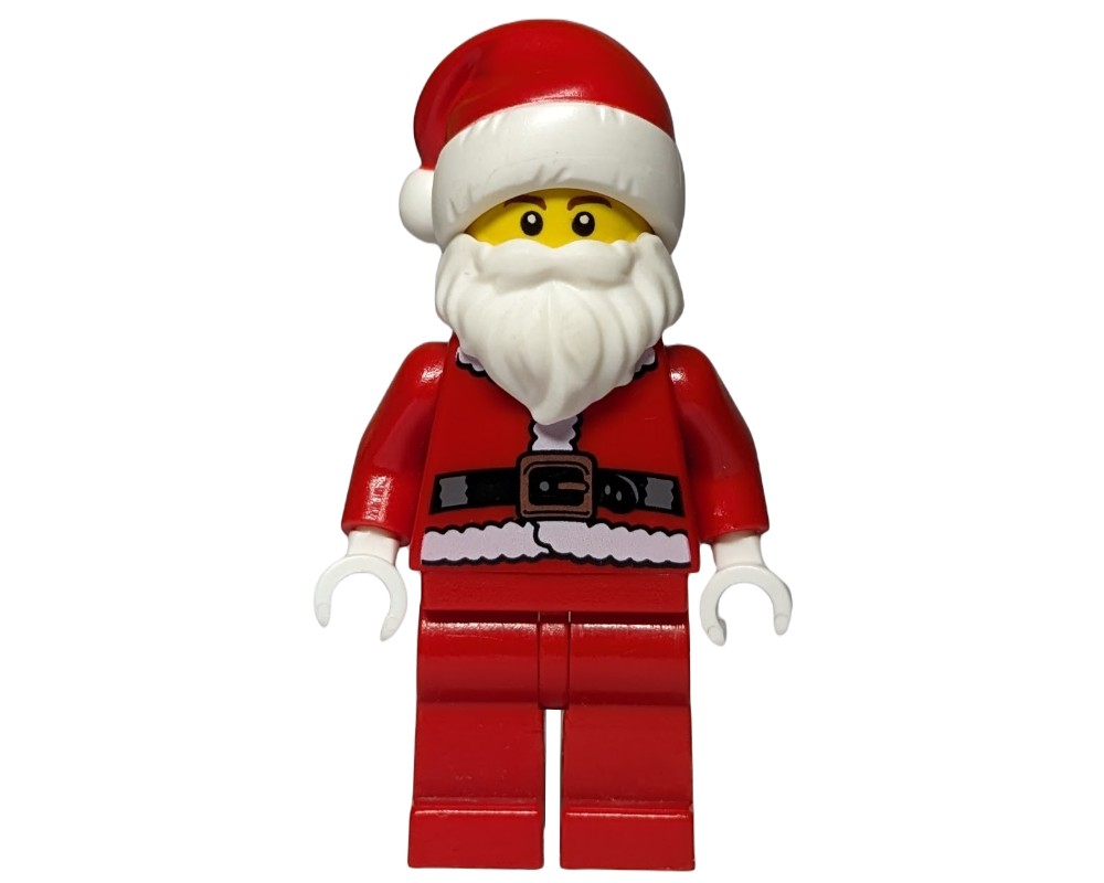 LEGO Set fig-006810 Santa, Coat and Belt, Plain Red Legs, Santa Hat ...