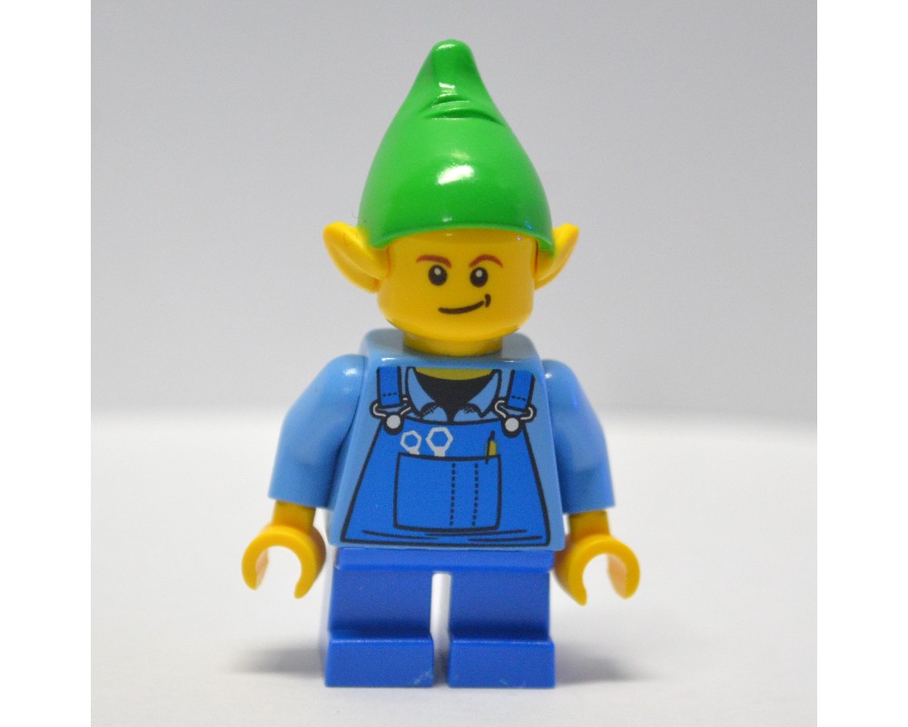 LEGO Set fig-006851 Elf, Blue Overalls | Rebrickable - Build with LEGO