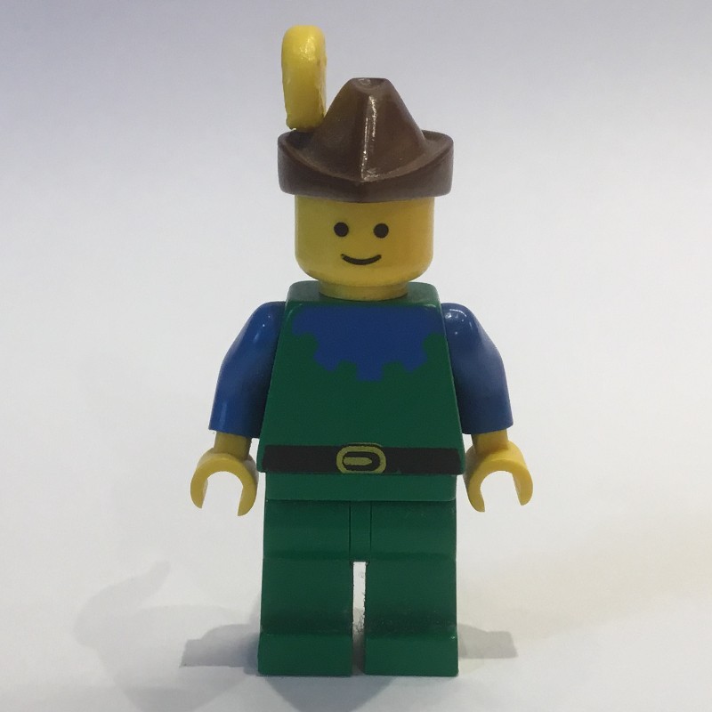 LEGO Set fig-006854 Forestman (Forestmen) - Blue, Yellow Plume ...