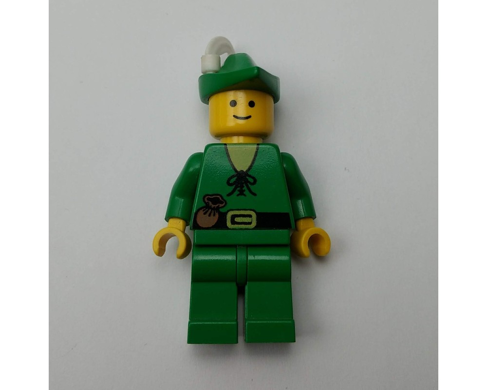 LEGO Set fig-006858 Forestman (Forestmen) - Yellow, White Plume ...