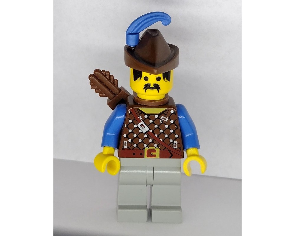 LEGO Set fig-006881 Forestman Archer (Dark Forest) - Brown Hat ...