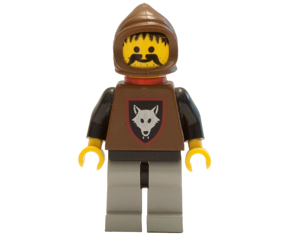 LEGO Set fig-006882 Fighter (Wolfpack) - Brown Hood | Rebrickable ...