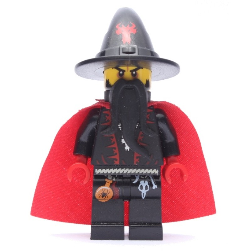 LEGO Set fig-006911 Wizard (Red Dragon) | Rebrickable - Build with LEGO