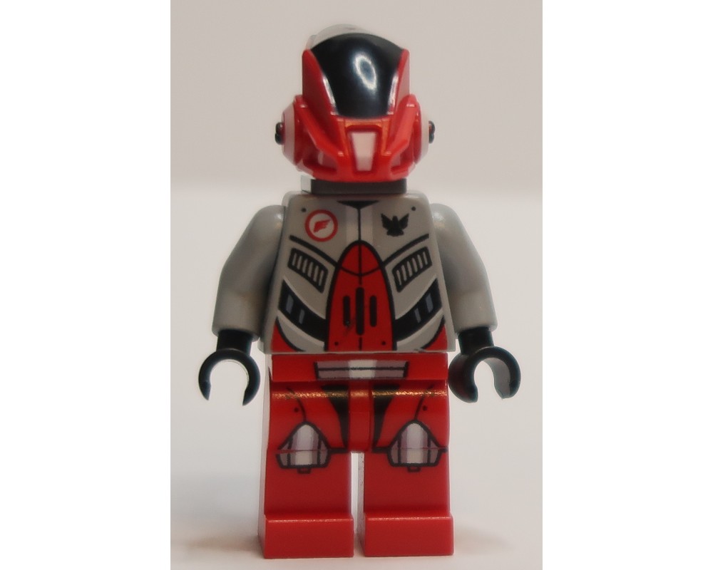LEGO Set fig-007004 Robot, Red with Neck Bracket | Rebrickable - Build ...