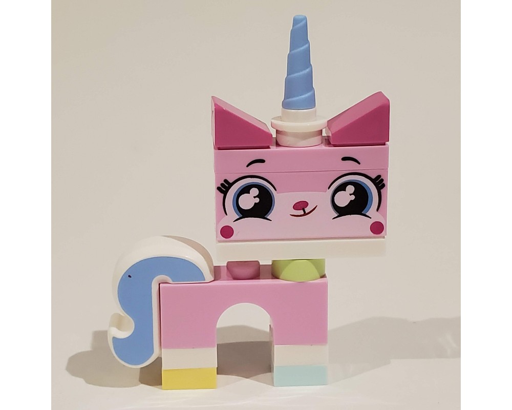 LEGO Set fig-007046 Unikitty, Light Aqua Foot, Closed Mouth, Crescent ...
