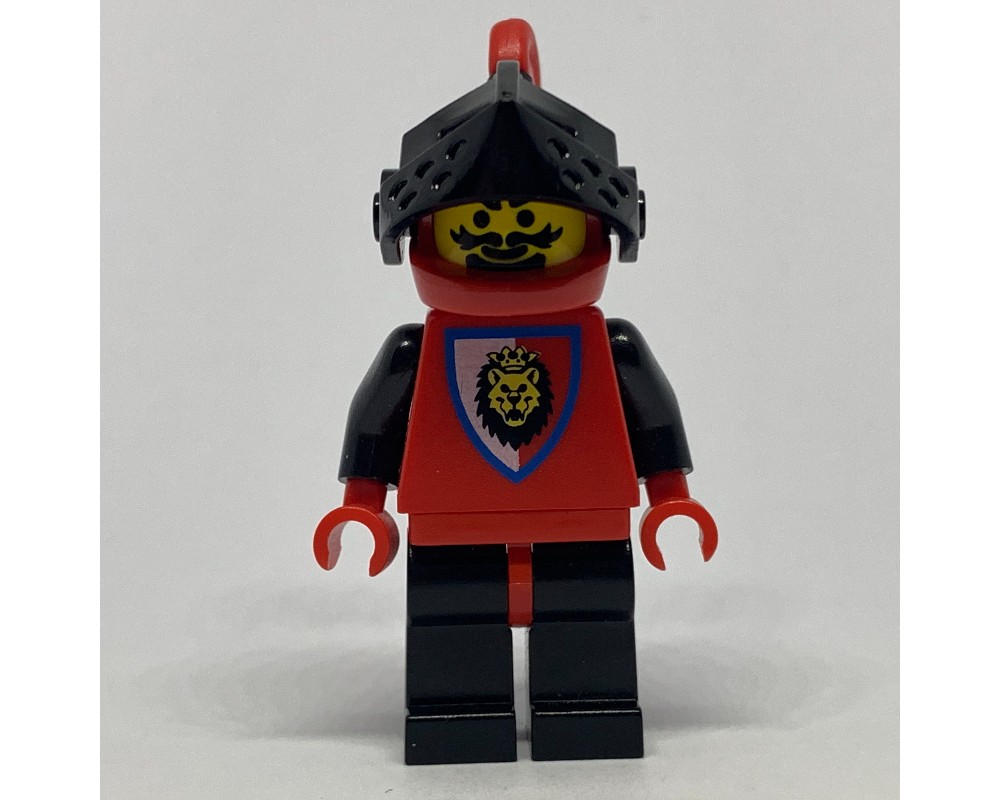 LEGO Set fig-007108 Knight (Royal Knights) - Black Legs, Red Helmet ...